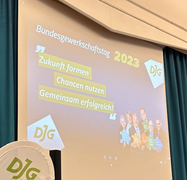 Zu Besuch bei der DJG zum Bundesgewerkschaftstag in Königlutter – DGVB