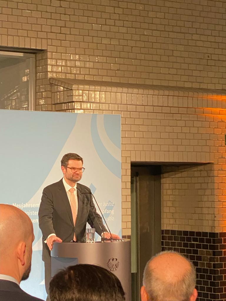 Beim Neujahrsempfang im BMJ 2024 – DGVB